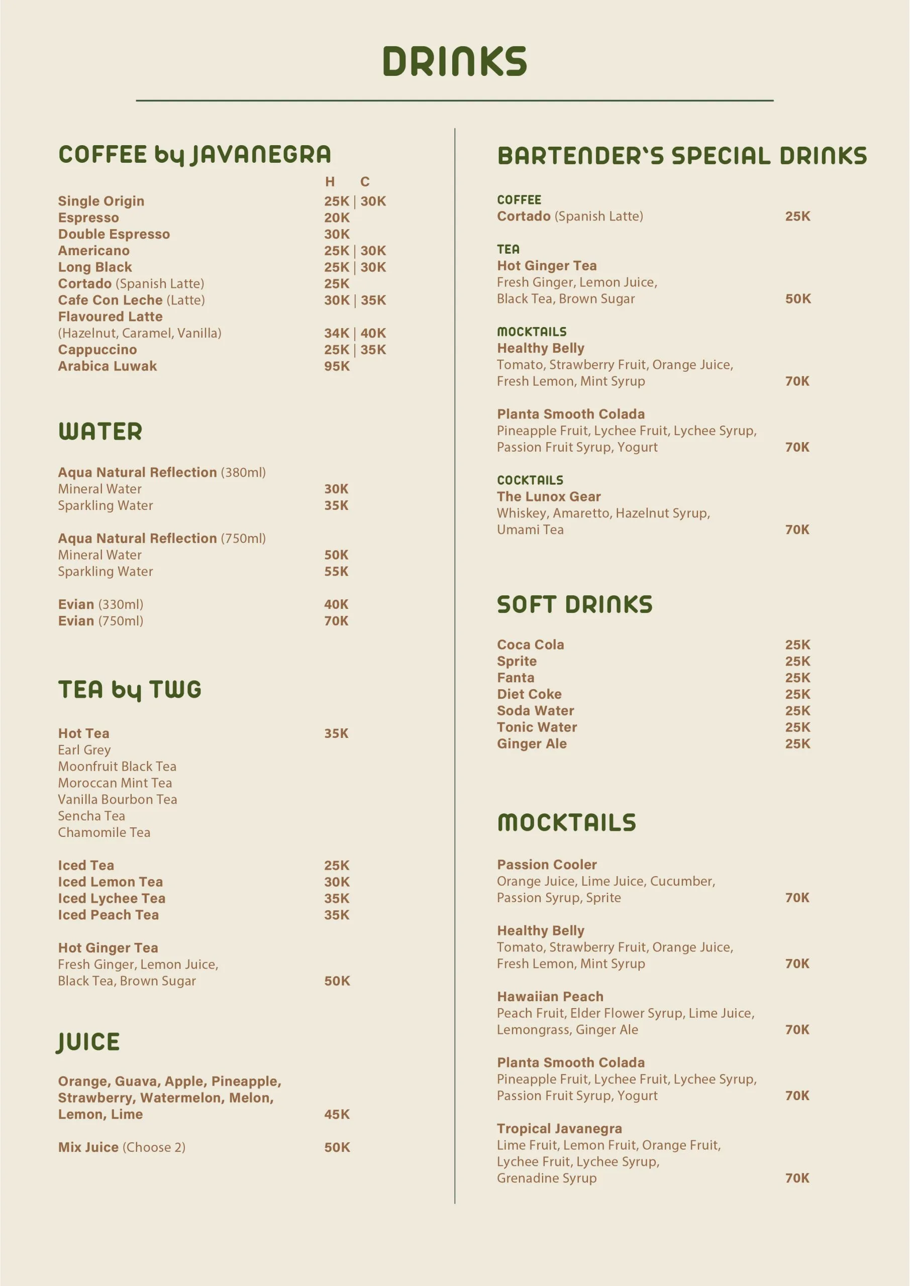 Planta Kitchen - Javanegra Gourmet